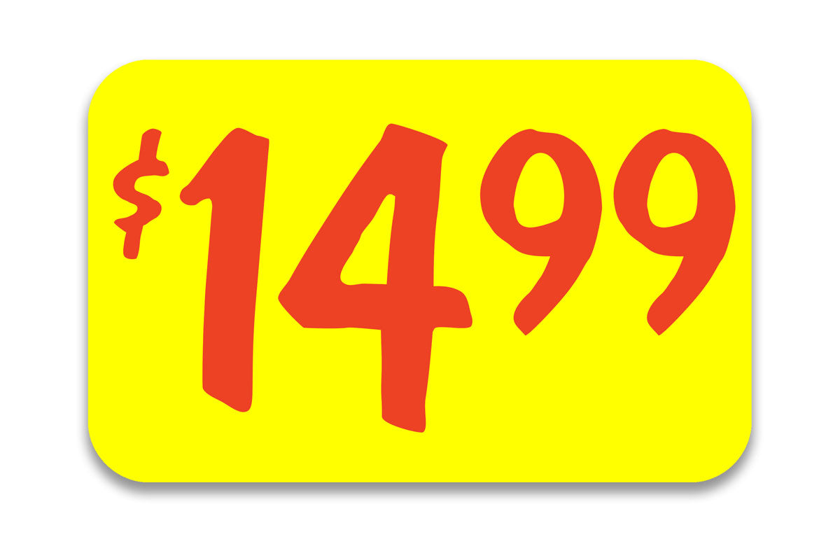 14 99 Price Point Sticker 14 99 Price Point Sticker