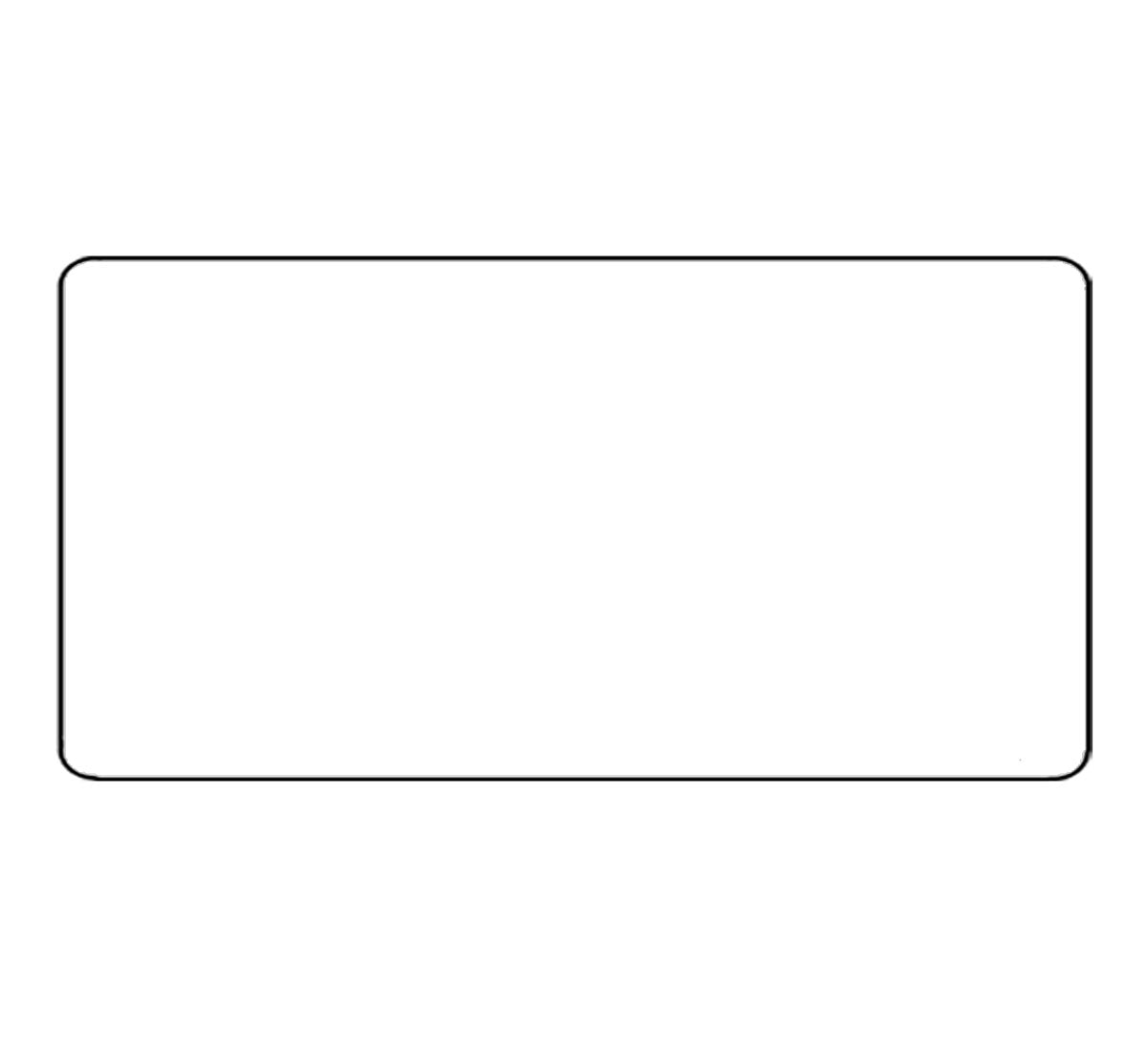 2.0" x 1.0" Direct Thermal Labels