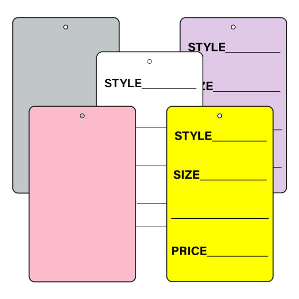 1 Part Tags - Blank / Printed