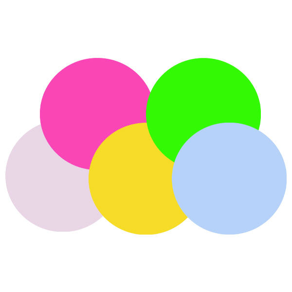 Color Dot Stickers - 1" Circle