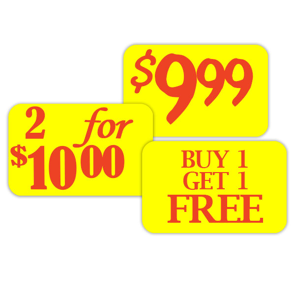 Price Point Stickers