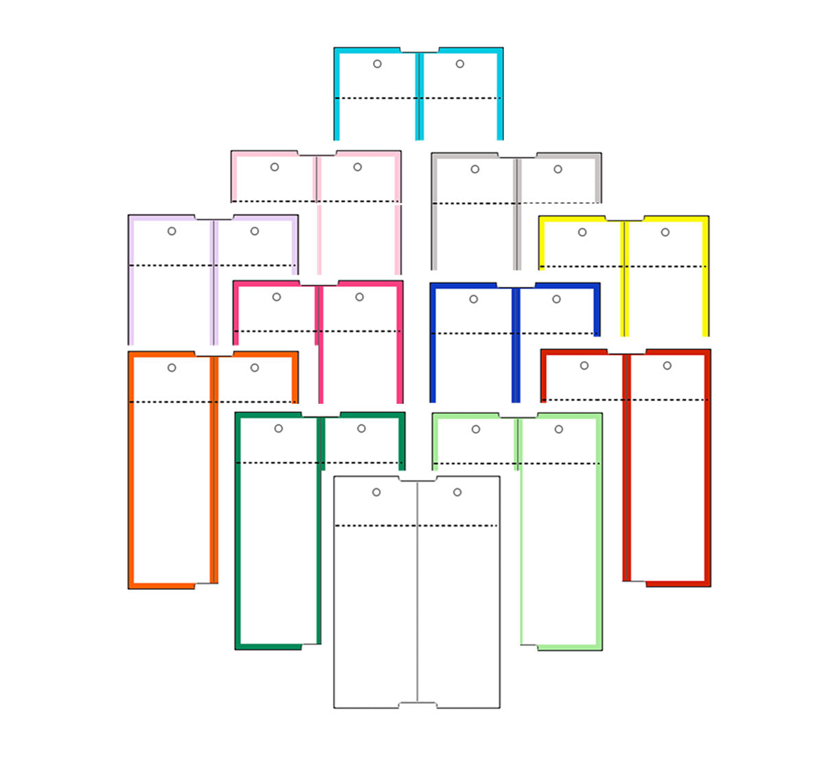 2 Part Consignment Store Tags - 2.375" x 3.375"