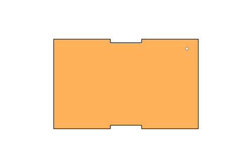 2.25 x 1.375 Direct Thermal Hang Tags