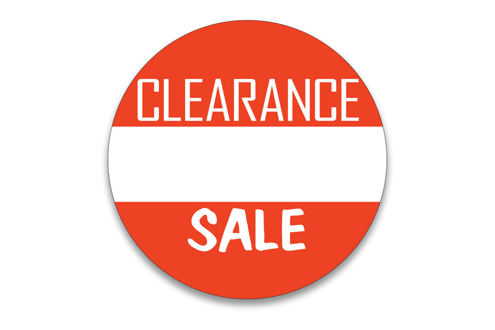 Clearance Sticker - Round
