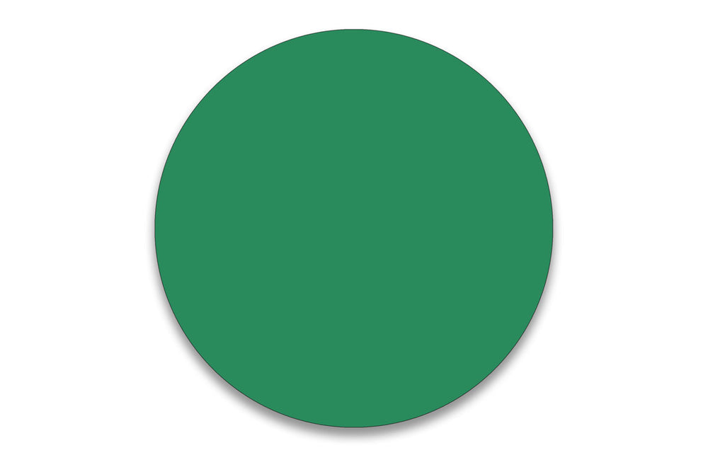 Green Dot Stickers - 1" Round